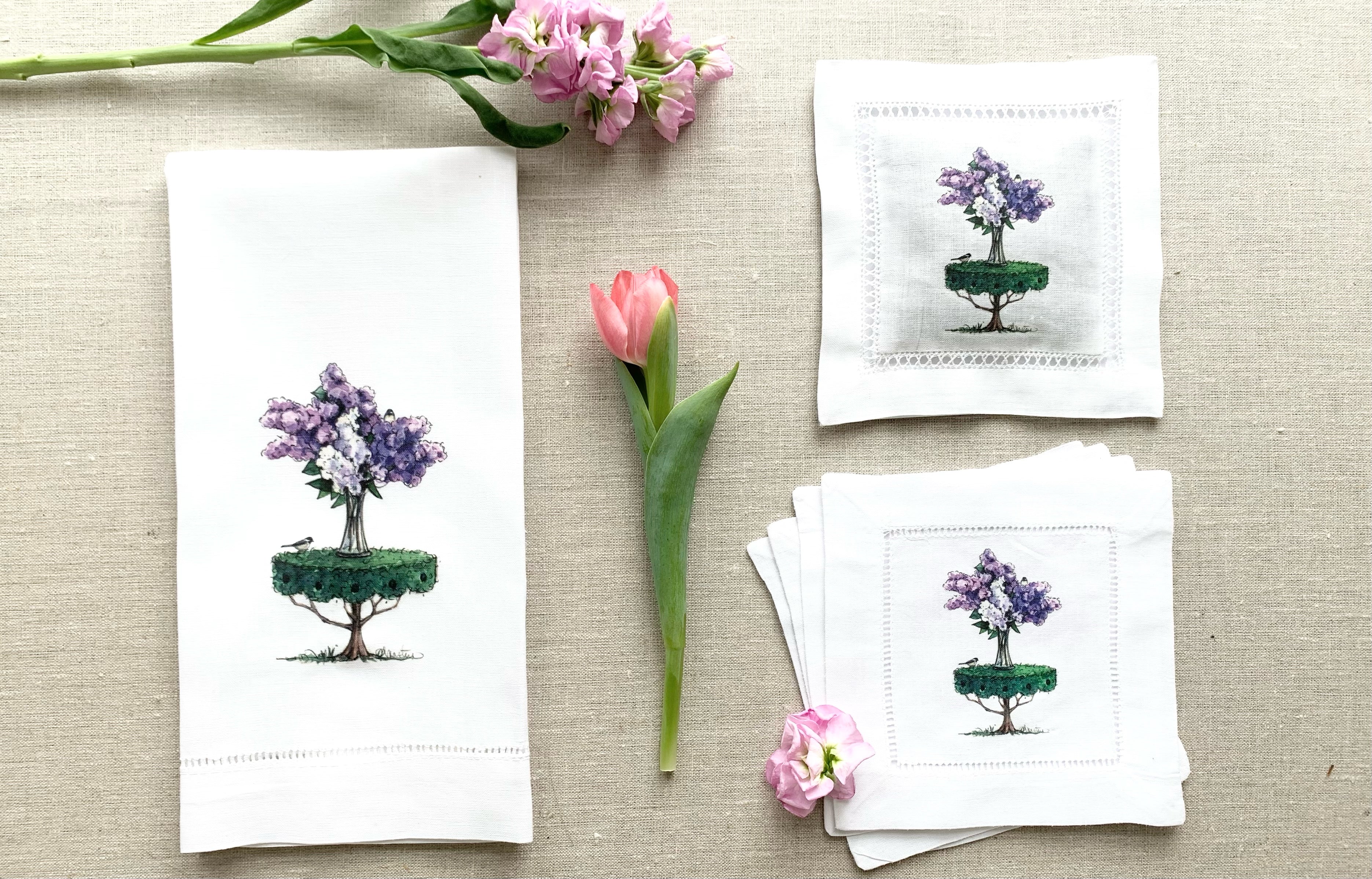 Linen Items – Michelle Masters Topiary Art